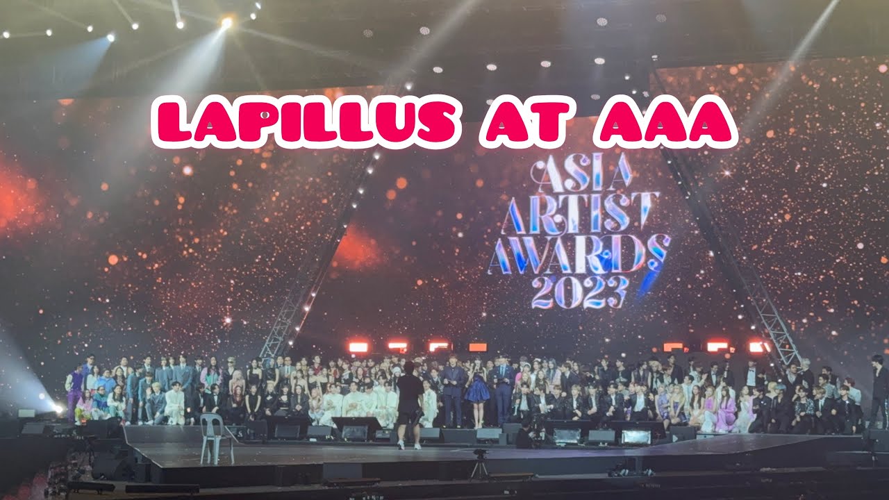 LAPILLUS SPEECH AND PERFORMANCE AT AAA 2023 - YouTube