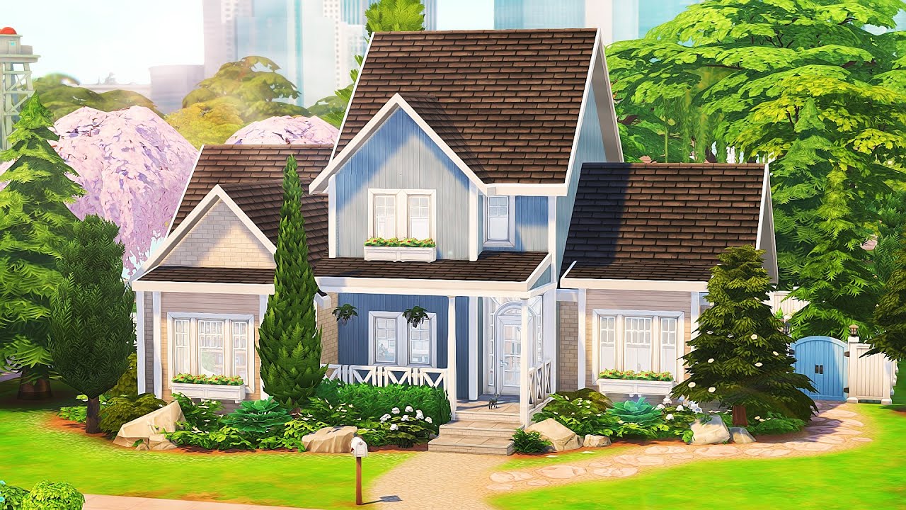 PERFECT FOSTER FAMILY HOME 💗 | The Sims 4 Speed Build - YouTube