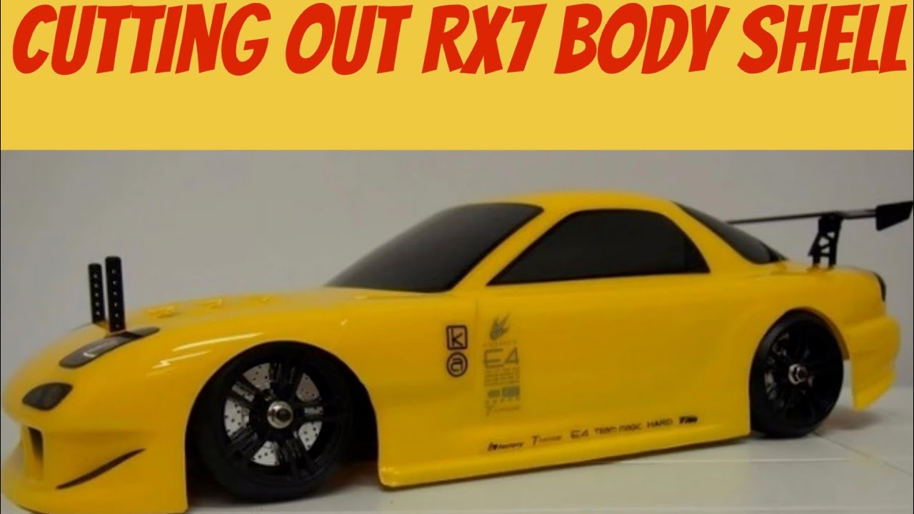 Cutting out an Rc body shell ( tricks and tips ) - YouTube