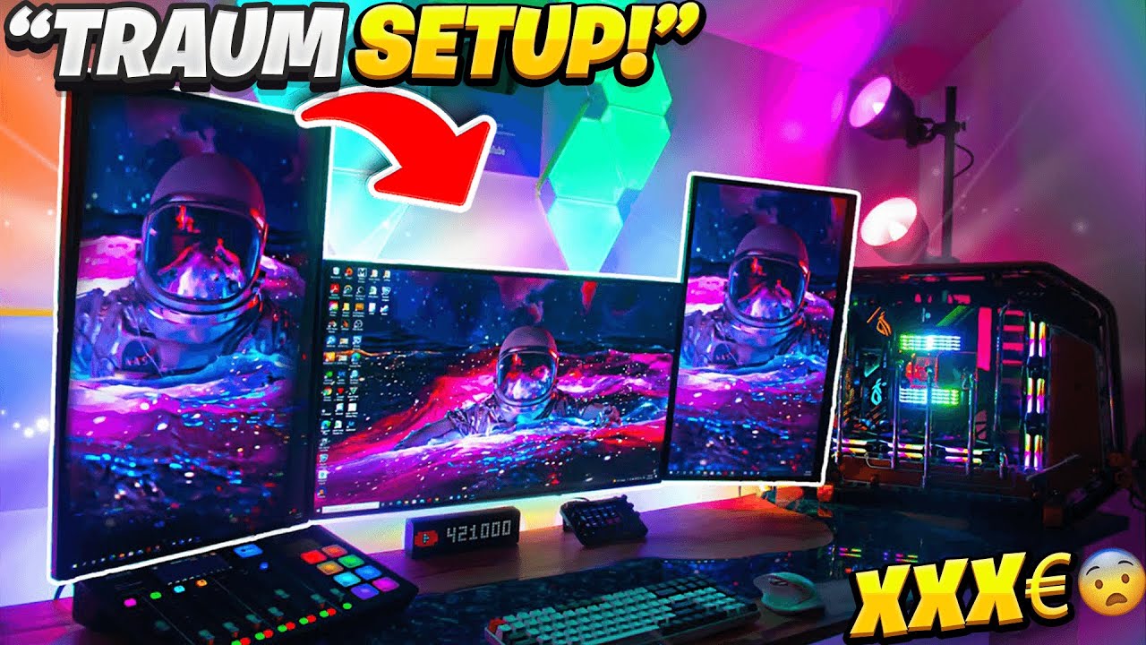 Er BAUT sich SEIN TRAUM Gaming SETUP!😍 Setup build Reaktion! - YouTube