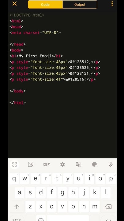 How To Insert Emoji In HTML Website| #educational #html #coding - YouTube