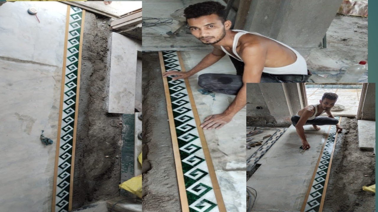 New 3d marble border design no. 4| How to make Marble digital border ...