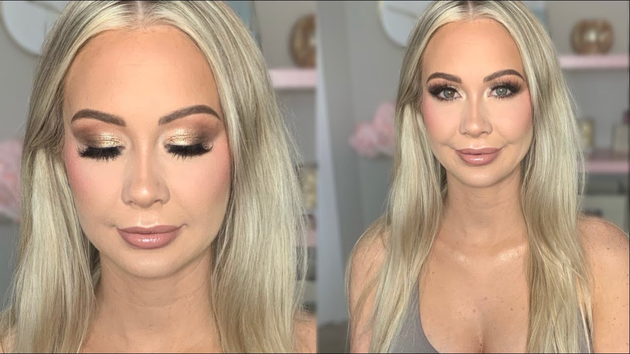 MAKEUP ON A REAL BRIDE | Wedding day makeup on a client - YouTube