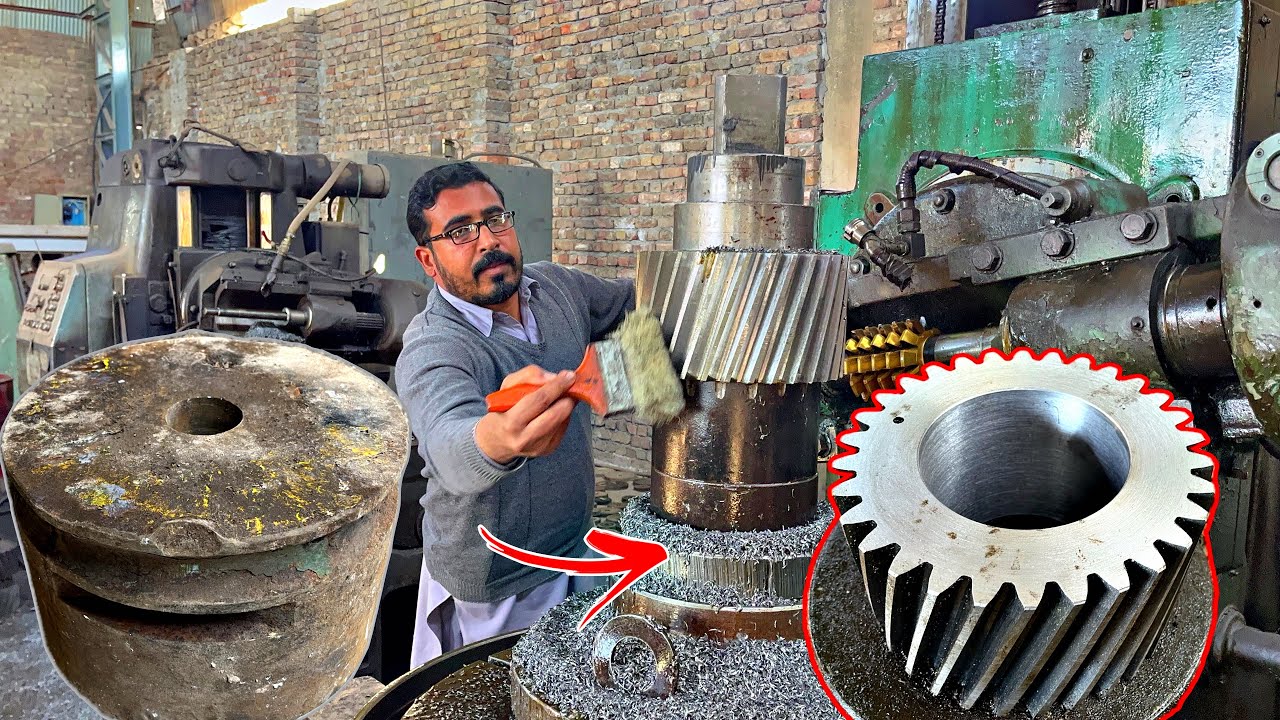 How to Thread spur Gear with 3 machines || - YouTube