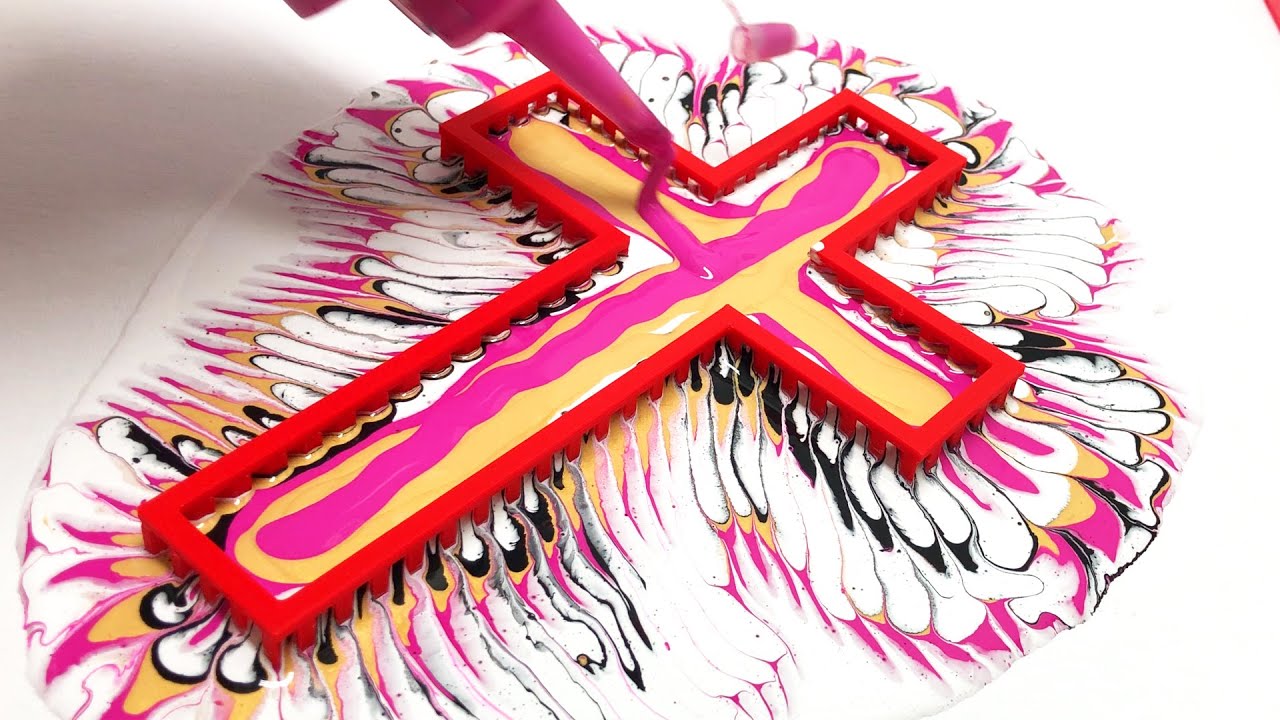 Pouring your Religion with the ️ Christian Cross ️ pouring tool ...