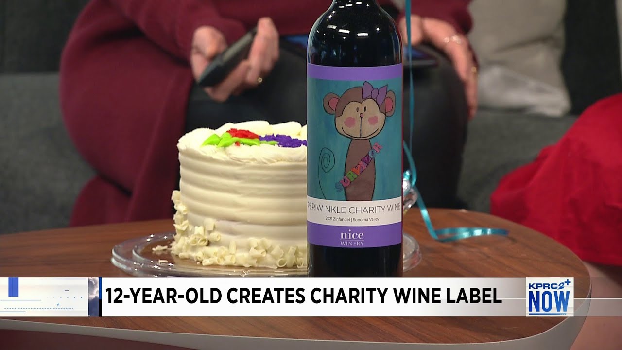 12-year-old creates charity wine label "Survivor Monkey" - YouTube