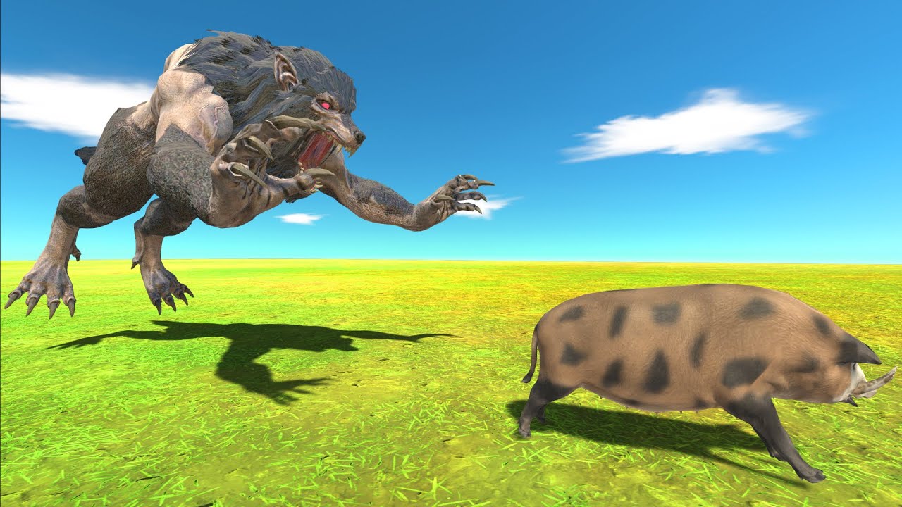 ( Wild Boar Challenge ) Different Size Werewolves - Animal Revolt ...