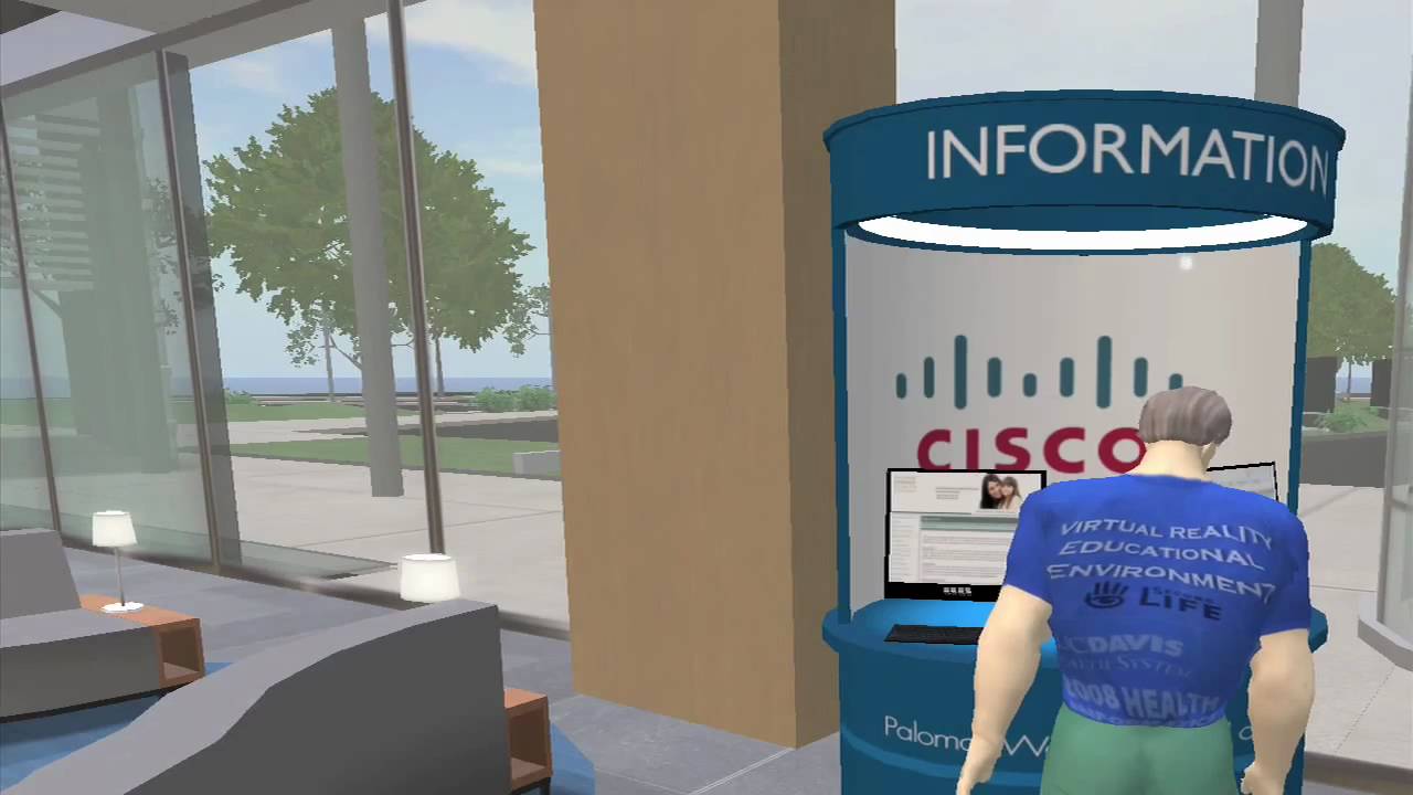 UC Davis Health Informatics Class in Second Life® Visiting Palomar West ...