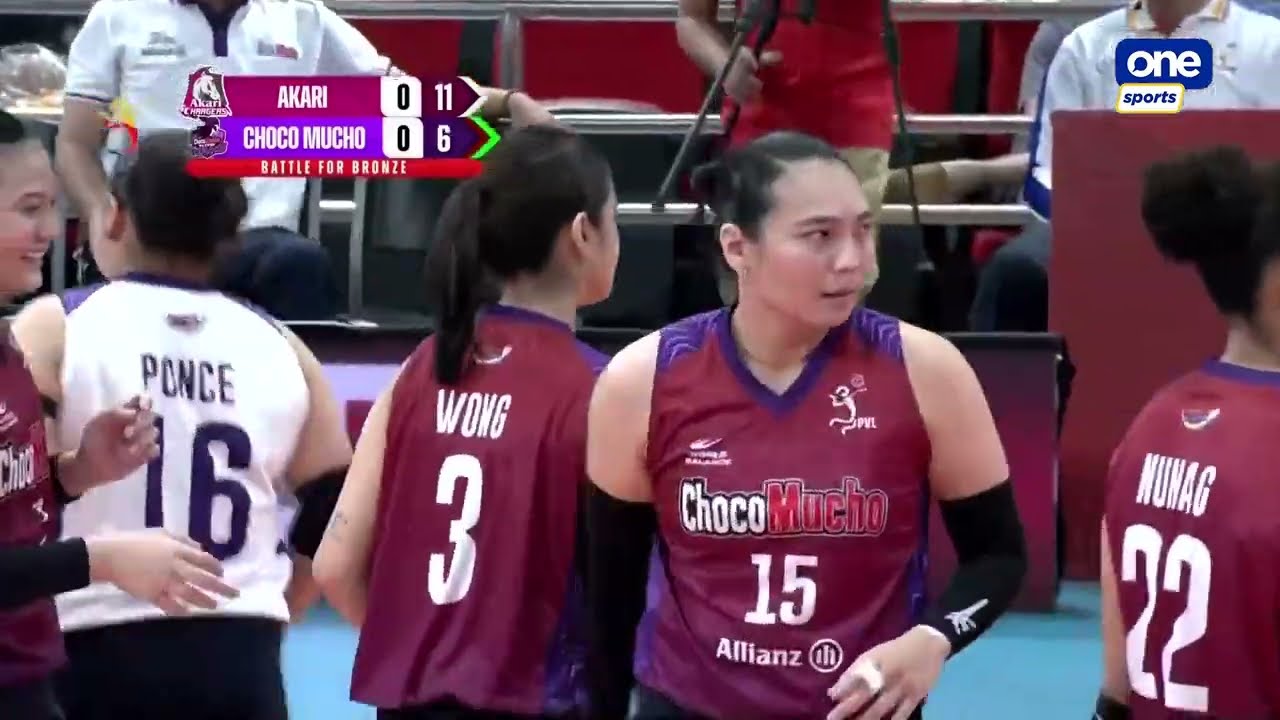 Tubino, Molde POWERS Choco Mucho in Set 1 | 2024-25 PVL All-Filipino ...