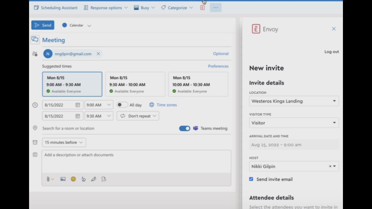 Envoy add-in plugin for Microsoft Outlook - YouTube