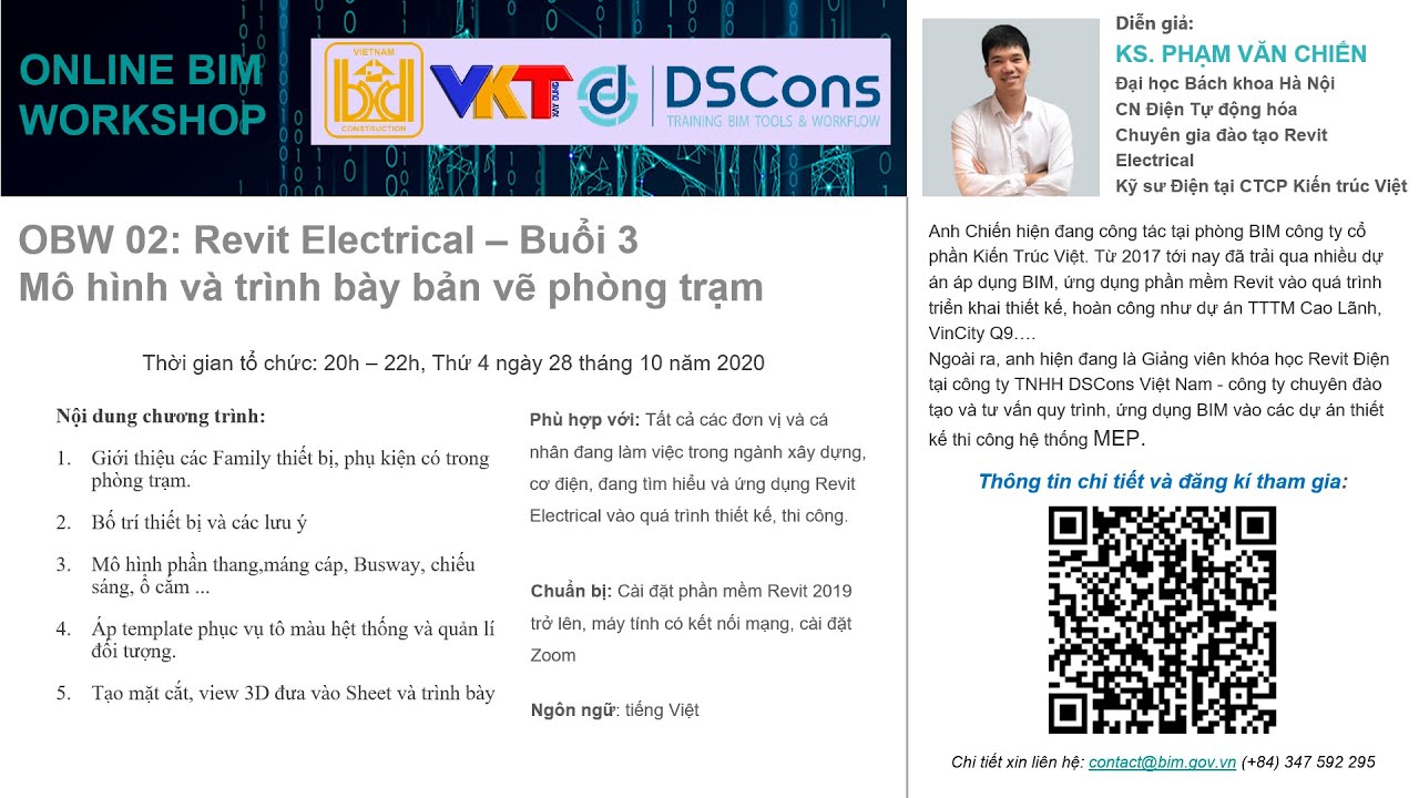 Online BIM Workshop-Revit Electrical-NR3: Mô hình và trình bày bản vẽ phòng trạm - YouTube