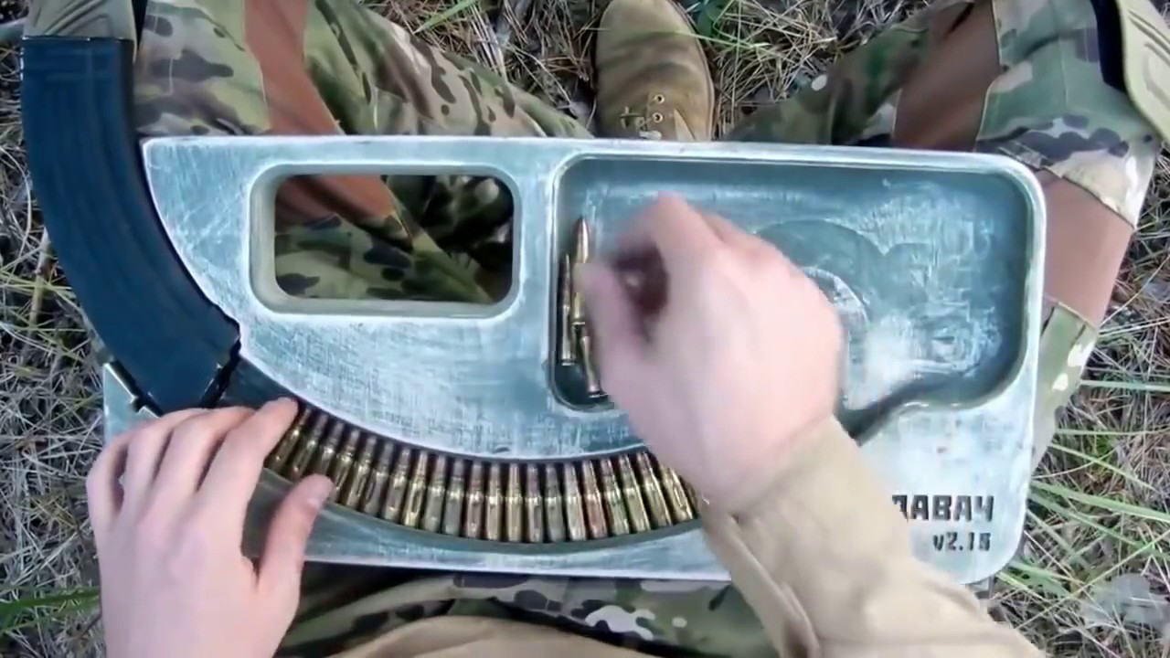 AK47 magazine fast load - YouTube