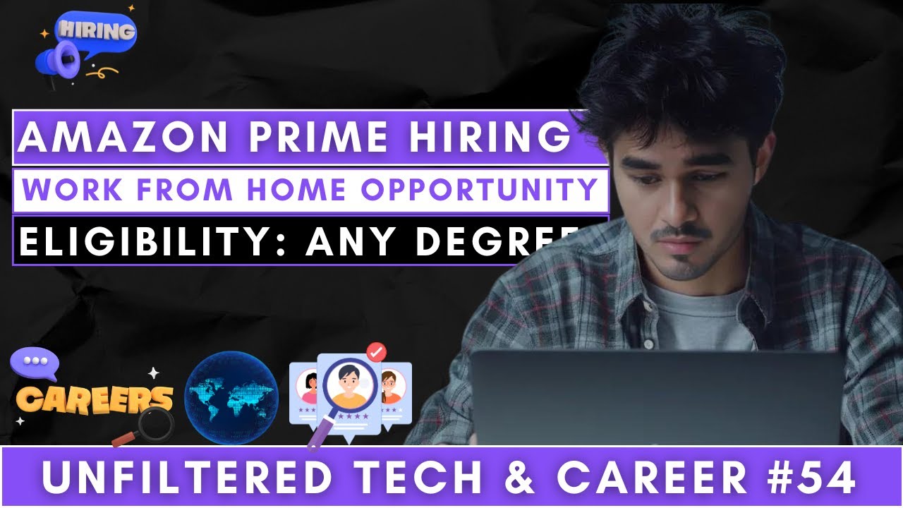 Work From Home Jobs: Amazon Prime Hiring | Any Degree | Urgent ...