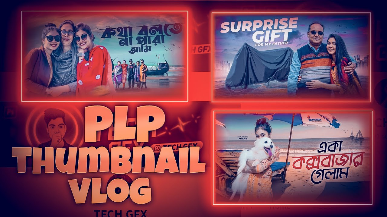 Vlog Thumbnail Pixellab plp File Download 2023 | Youtube Thumbnail ...