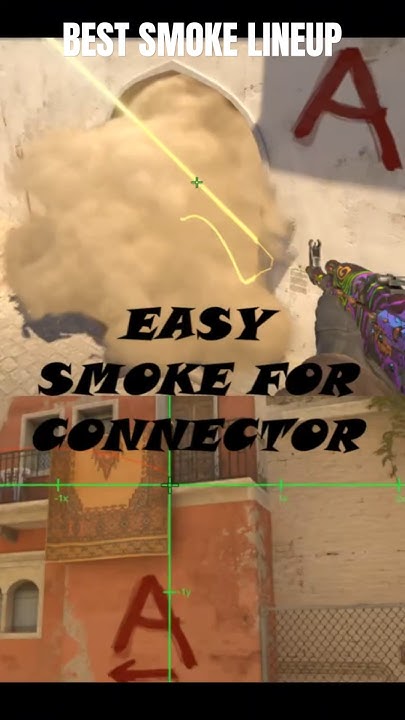 Best Smoke in CS2 | Mirage Connector Smoke! #shorts - YouTube