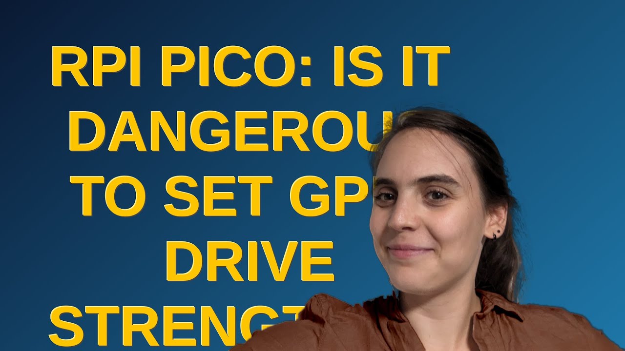 Raspberrypi: RPi Pico: Is it dangerous to set GPIO drive strength of ...