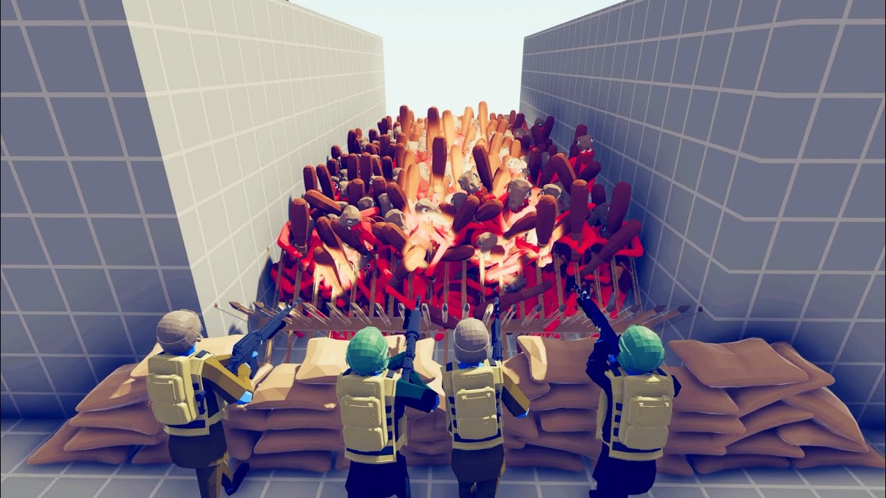 Army vs 100 Units - Totally Accurate Battle Simulator TABS - YouTube