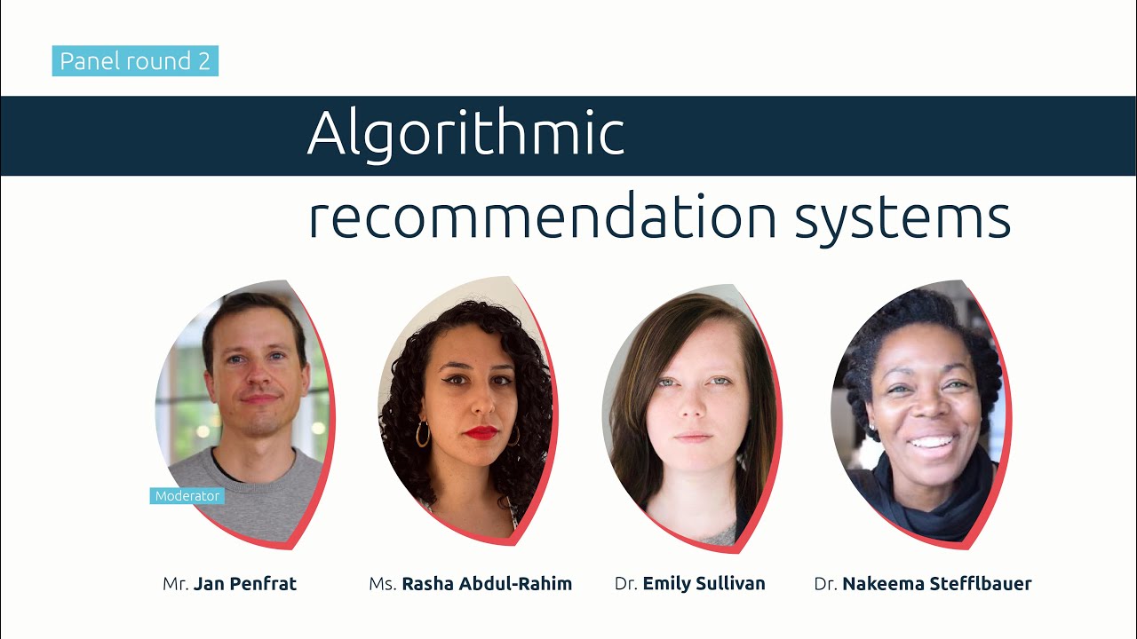 Panel discussion: algorithmic recommendation systems - YouTube