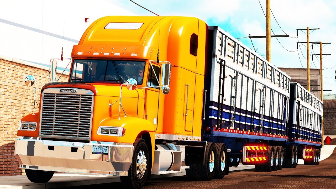 Freightliner FLD 120 | Doble de Jaulas Graneleras Ferbus Hacia ...