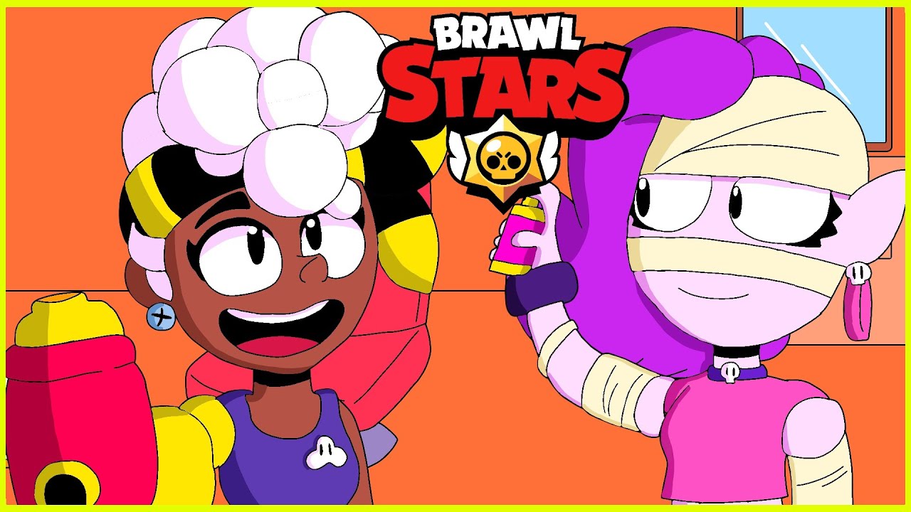 MAISIE GOES to the EMZ HAIRDRESSER #4 - Brawl stars animation - YouTube