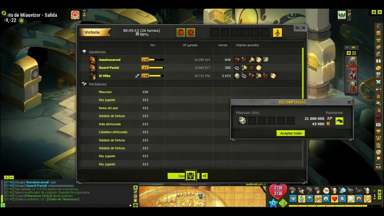 Dofus Miauvizor Autowin / Logro Trio (Feca +2 Ocras) - YouTube
