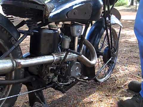 Rudge 250 Sport 1938 unrestored - YouTube