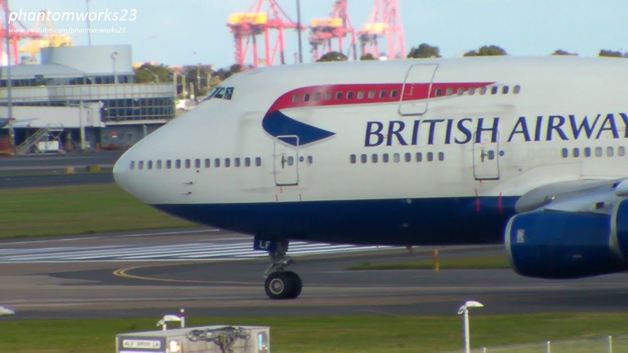 GOODBYE SPEEDBIRD 747 - LAST TAKE OFF FROM SYDNEY AIRPORT - YouTube