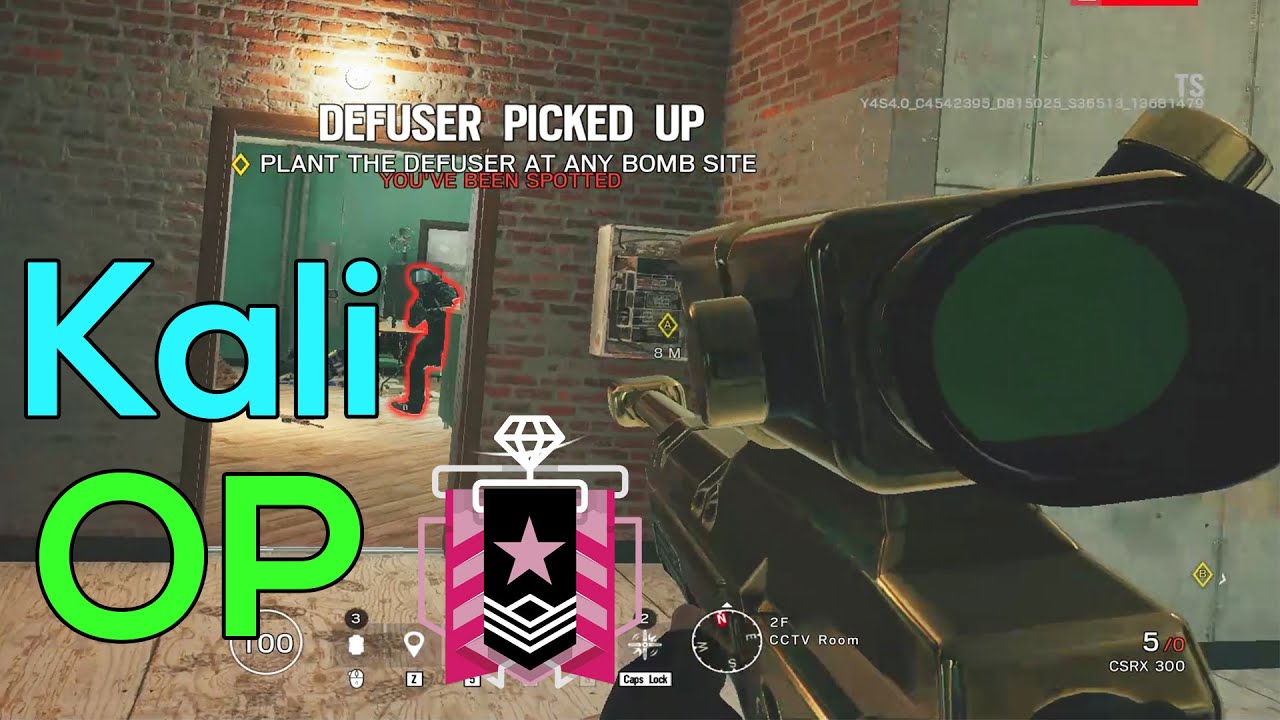 How a Champion uses Kali Sniper - Rainbow Six Siege - YouTube