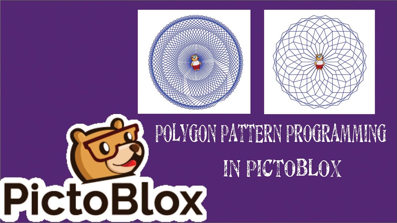 Polygon Pattern Programming -I Pictoblox Interface -I - YouTube