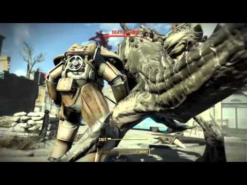 Fallout 4 Flying Deathclaw Glitch! - YouTube