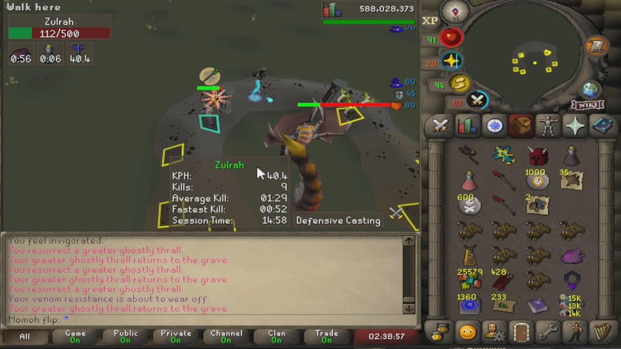 Tumeken's Shadow Zulrah w/ Saturated Heart (37 kph+)(DPS calcs/Comments ...