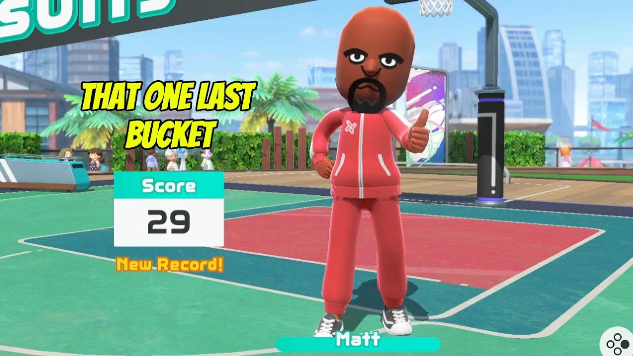 Matt plays Switch Sports BASKETBALL - YouTube