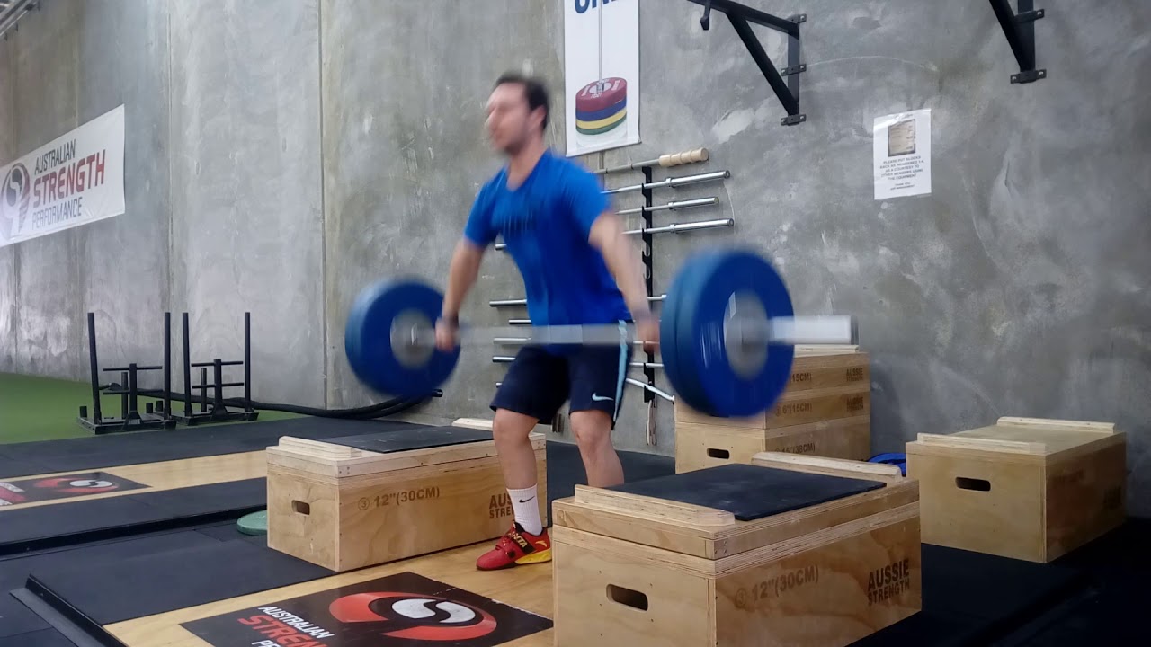 Snatch Pull (From Blocks) | Strength & Conditioning Exercise Library ...