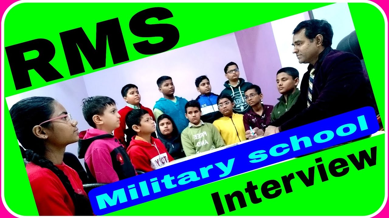 Rashtriya Military school Interview by Manoj Sharma | Rms | Military ...