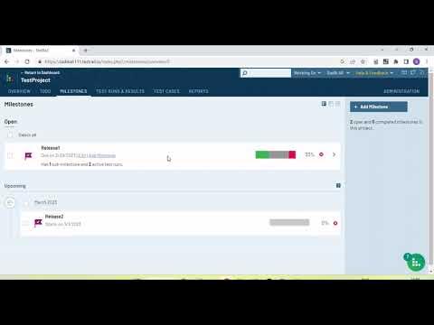 #tutorials 2 || TestRail how to create Project, Milestone, Test Case ...