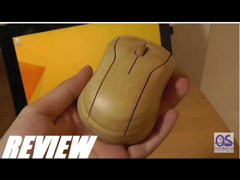 REVIEW: Sengu Bamboo Wood Wireless Mouse (SG-MG95-N) - YouTube