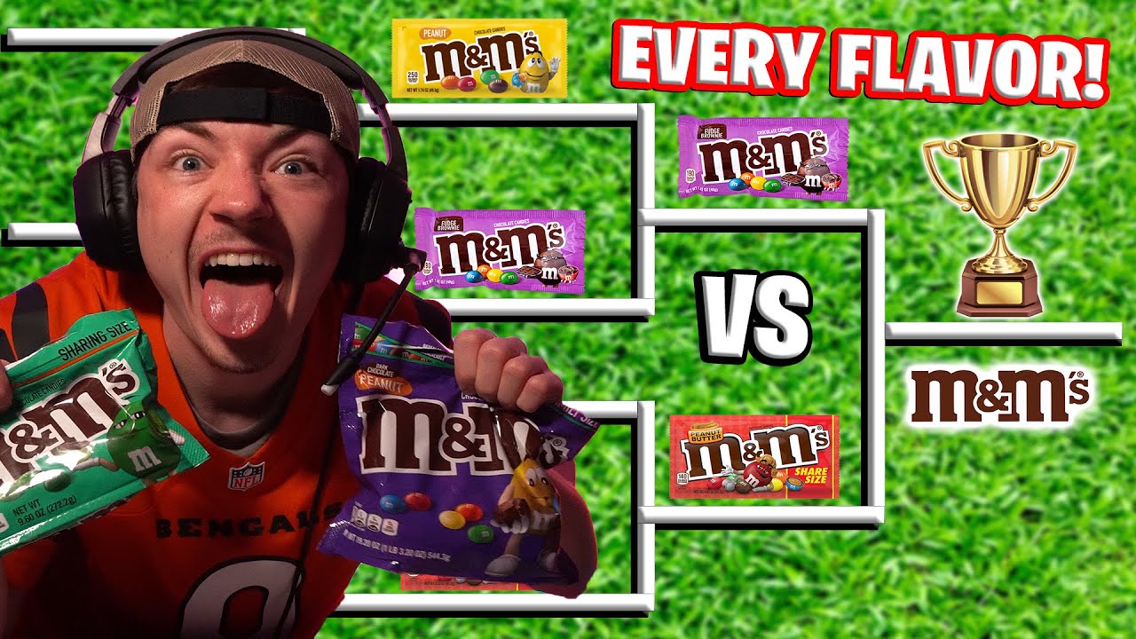 BEST M&M's FLAVOR TASTE TEST (Every Flavor) TOURNAMENT - YOU SHOULD TRY ...