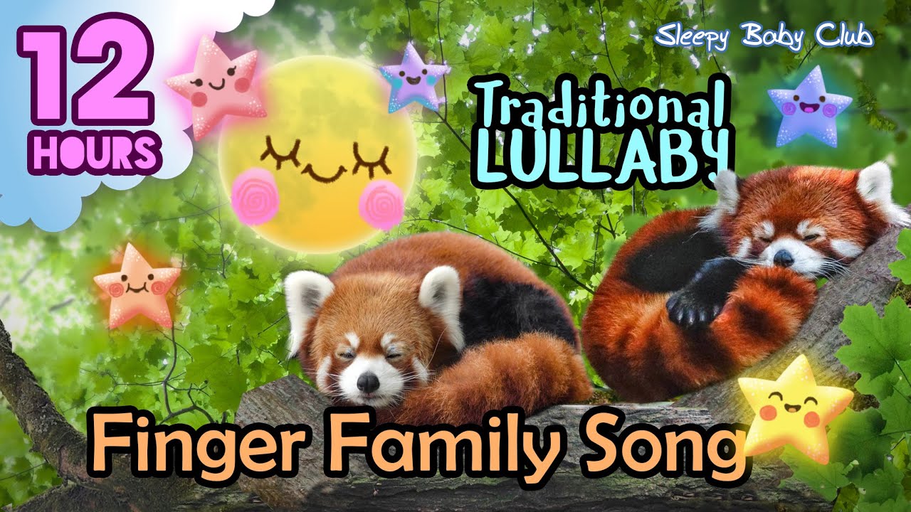 🟡 Finger Family Song ♫ Traditional Lullaby ★ Nursery Rhymes Peaceful ...