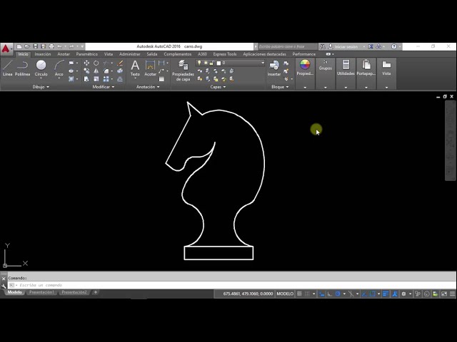 AUTOCAD 2015 resolviendo ejercicio de un caño (grifo) dibujos en 2D @v ...