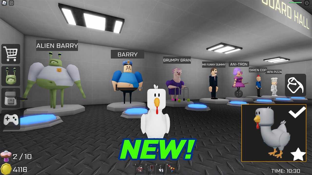 BARRY'S PRISON RUN! (OBBY) - CHICKEN New Morph Unlocked - All Morphs ...