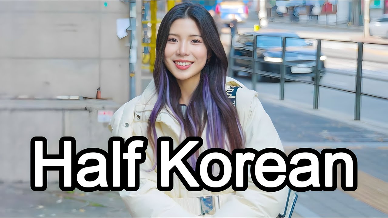Half Korean Half Peruvian Girl Born and Raised in Korea - YouTube