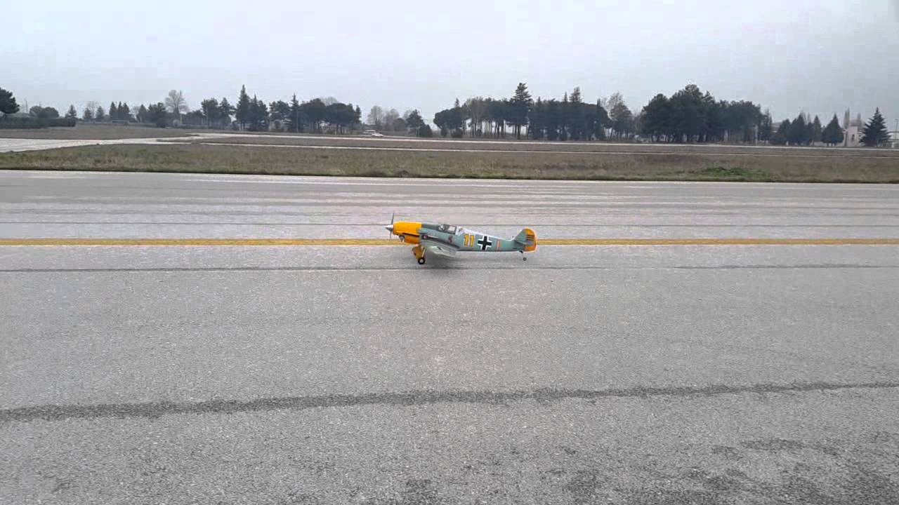 ESM MODEL -RC MESSERSHMİTT BF109 - WİTH OS 120 AX - 1,88 CM - YouTube