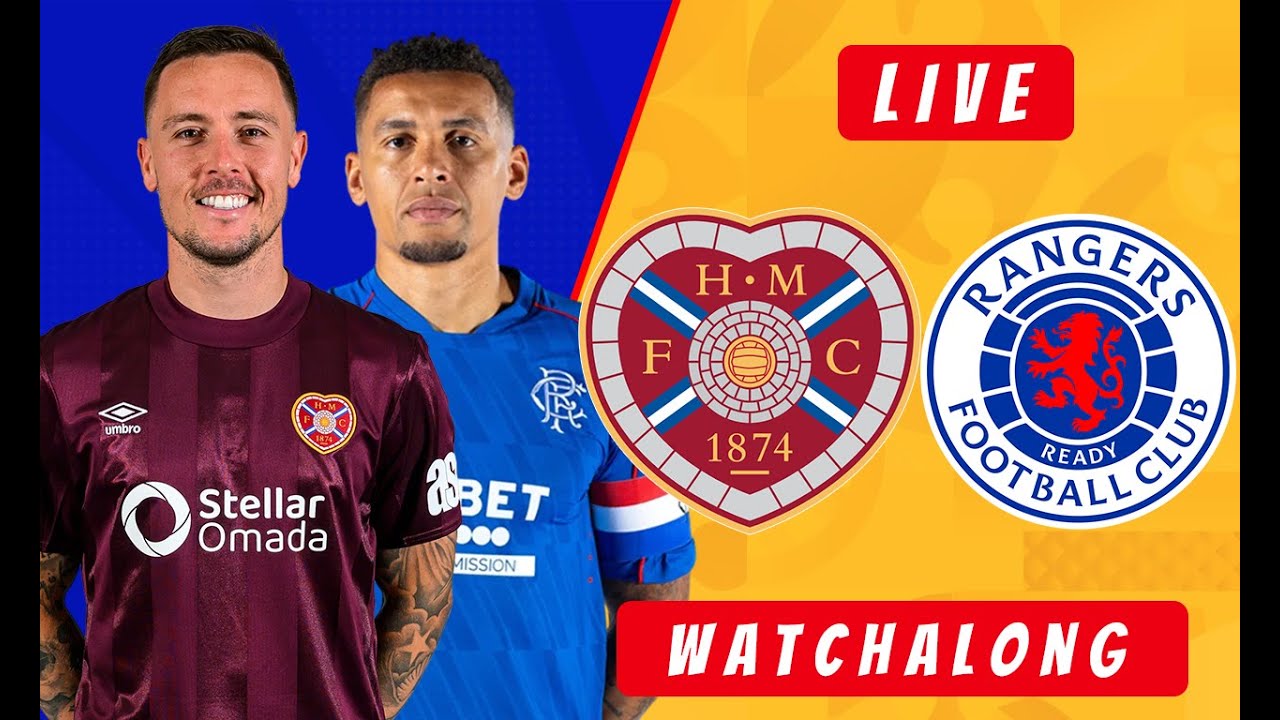 HEARTS vs RANGERS - LIVE SPL - Football Watchalong with Denveloper ...