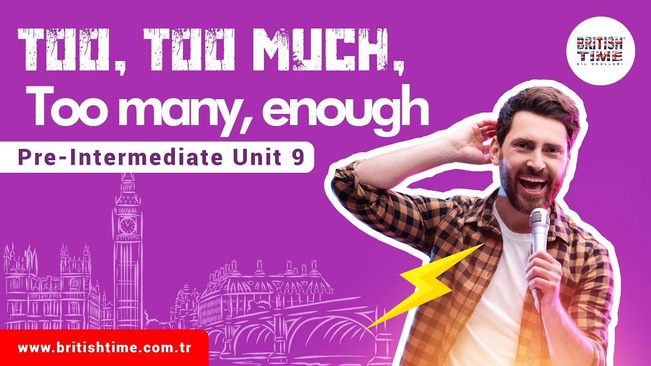 Too, too much, too many, enough / Pre-Intermediate Unit 9 - YouTube