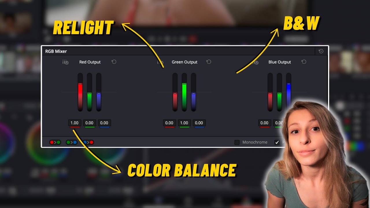 3 RGB Mixer Tricks Every Colorist Should Try! - Davinci Resolve - YouTube