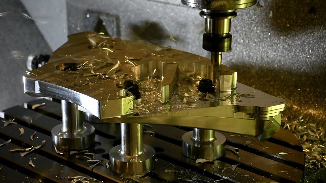 CNC Working Process. Aero Space CNC Milling Process VLC Gear - YouTube