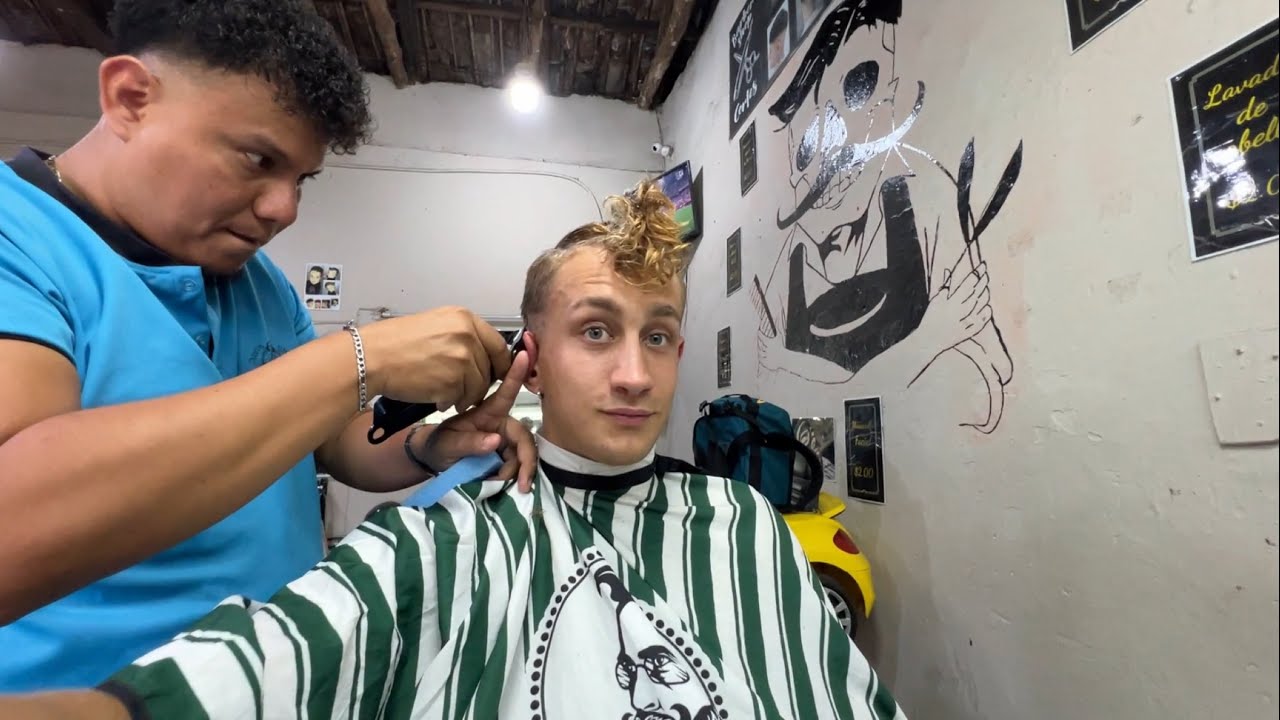 3$ Hair Cut in El Salvador 🇸🇻 - YouTube