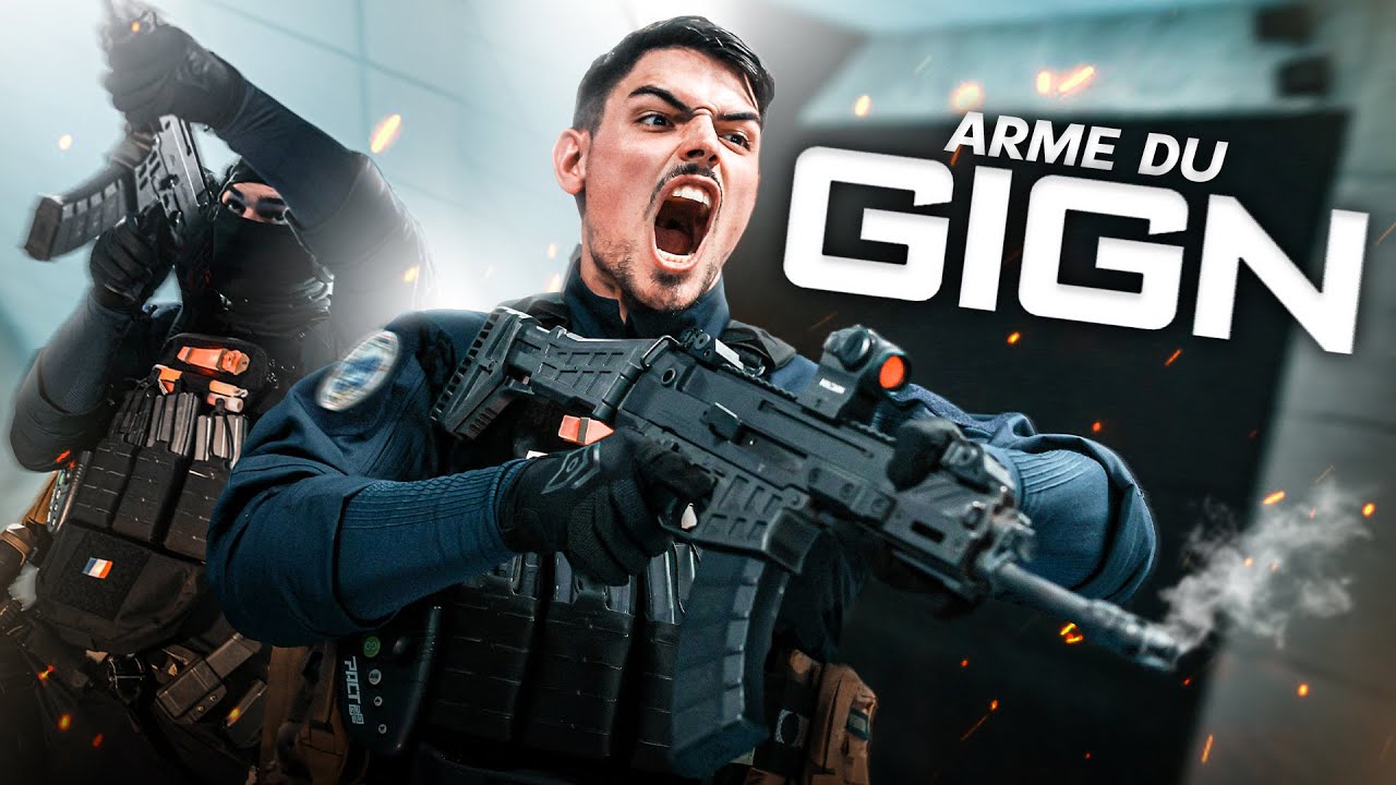 JE TIRE AVEC L'ARME DU GIGN ! - YouTube