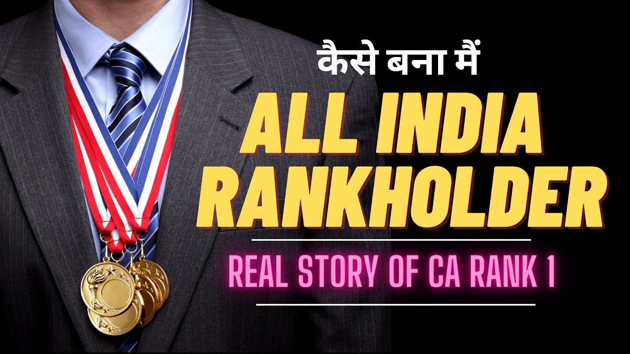 All India Rank 1 CA Interview | Inspiring Story of CA Topper | CA Nitin ...
