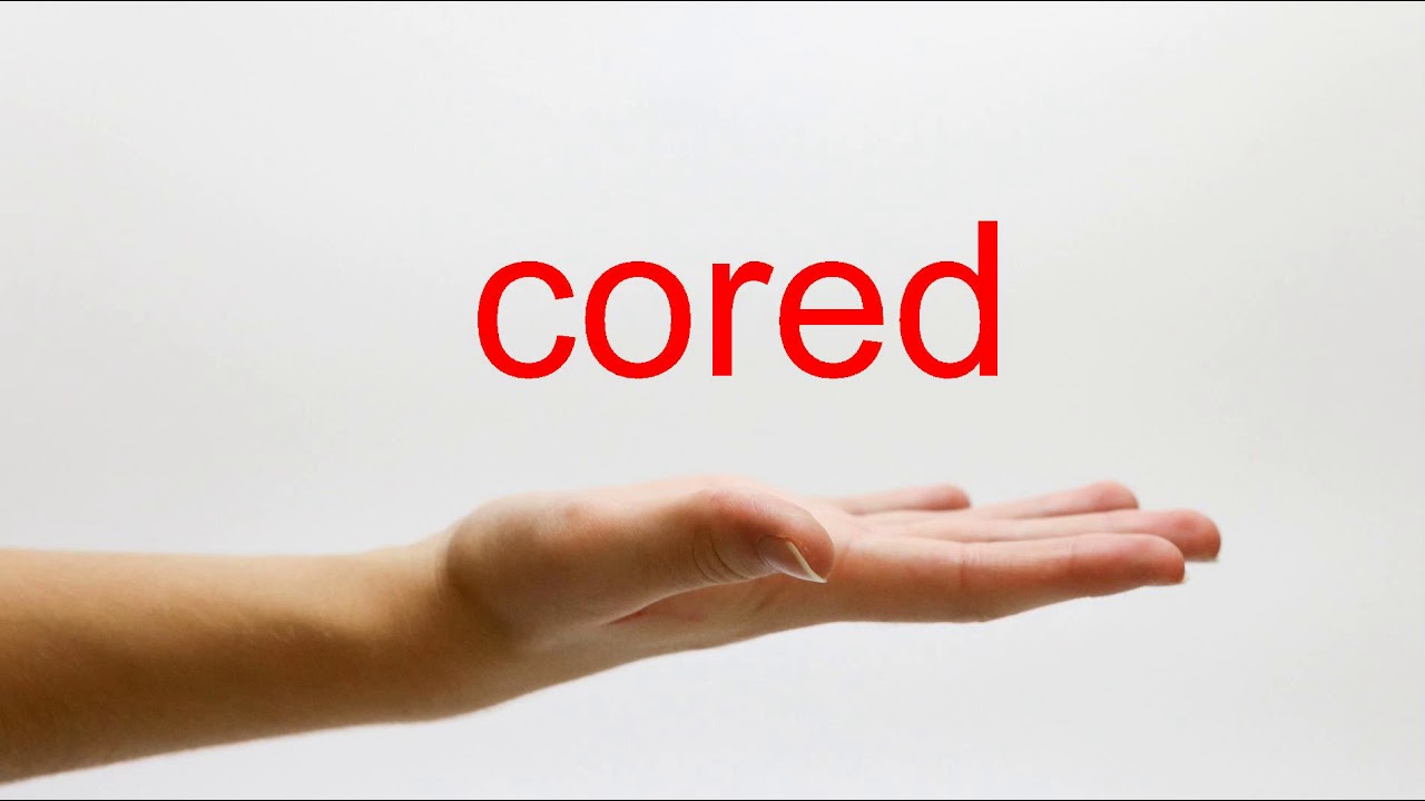 How to Pronounce cored - American English - YouTube